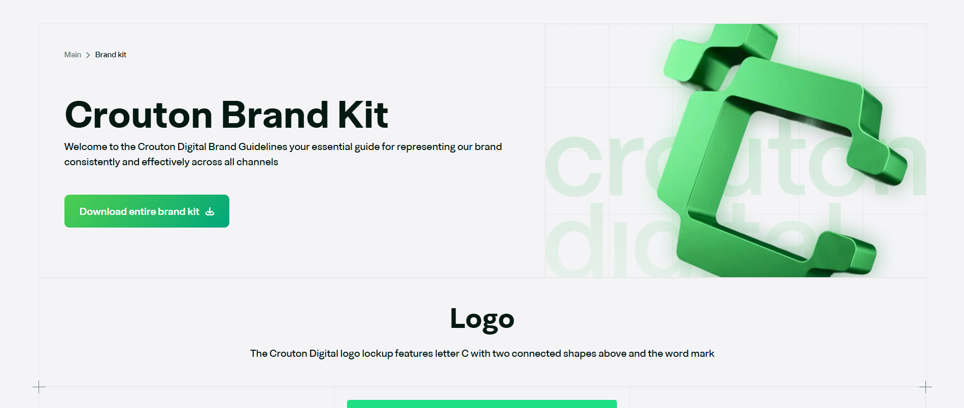 Crouton Digital Brand Kit – Official Logos, Symbols and Color Palette